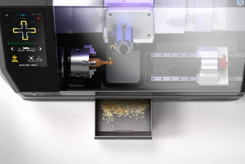 還可以雷雕！容易上手的桌上型 CNC 車床募資中 - 加點製造誌